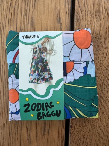 BAGGU Zodiac Astrology Taurus Standard Baggu Reuseable Bag New HTF Rare ...