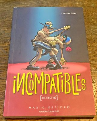 Incompatibles cartoon book, one of 100 books Signed by Mario Estioko ...