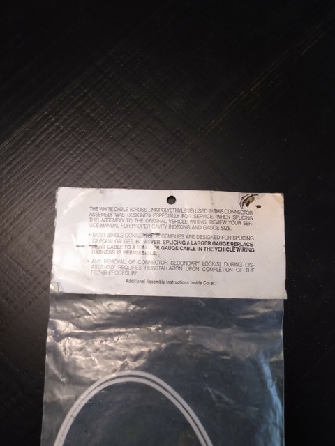 ACDelco PT374 Oil Level Low Sensor Connector Pigtail GM 12102747 Boost ...