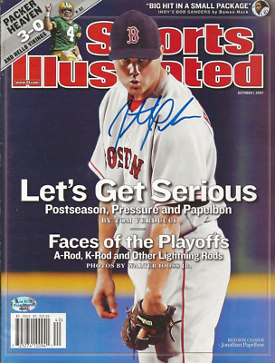Jonathan Papelbon Autographed Oct 1, 2007 Sports Illustrated World ...