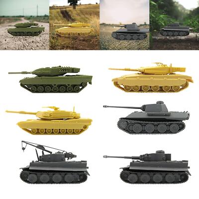 1:72 Scale Tank Model Collectible DIY Assemble Toy Vehicle Tank Model ...