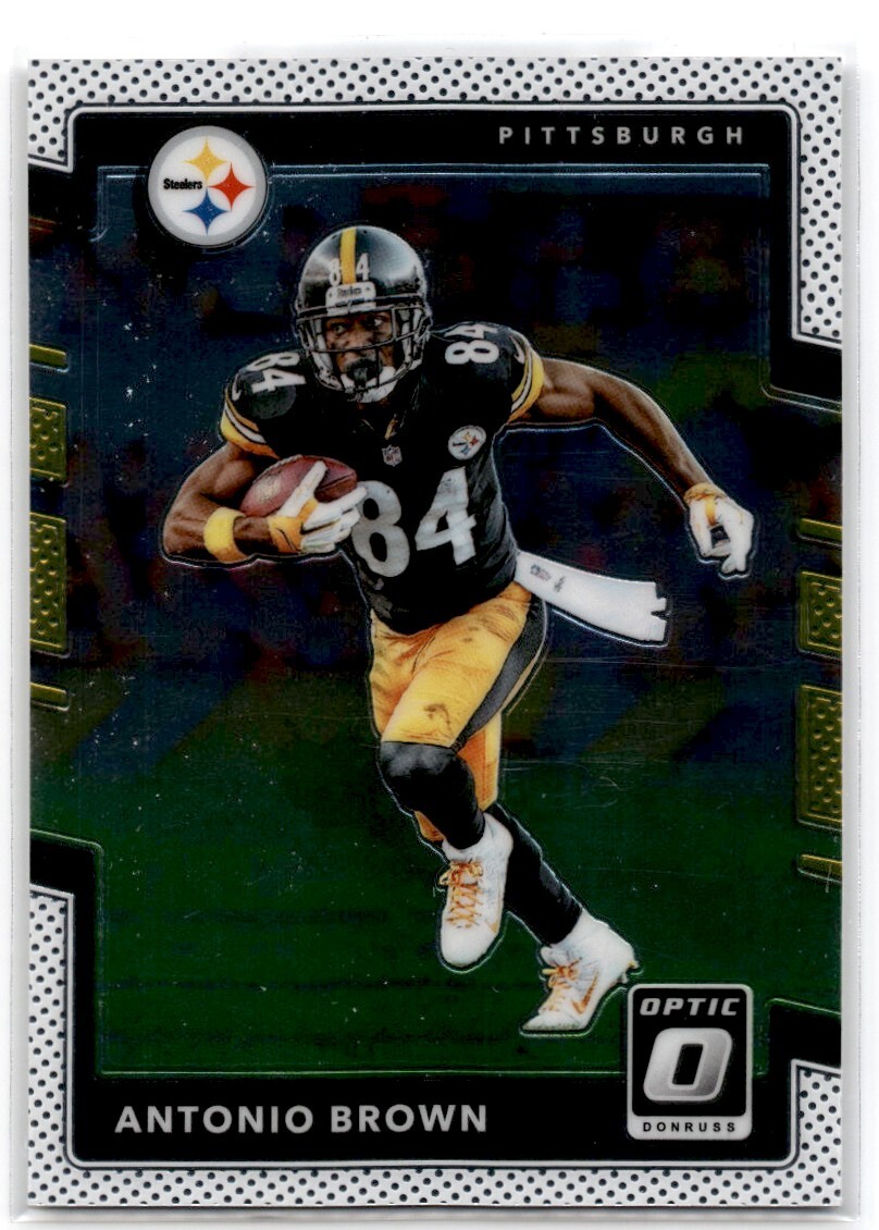 2017 Donruss Optic Antonio Brown Pittsburgh Steelers #73 | eBay