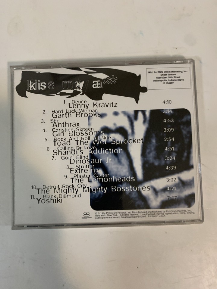 Kiss My Ass: Classic Kiss Regrooved CD 1994 Mercury ‎– 314 522 393-2 ...