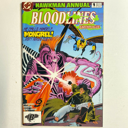 Bloodlines 1 Hawkman Annual 1993 Comic Book VG+ | eBay