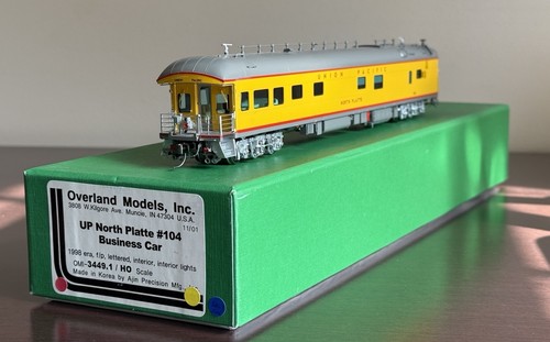 OMI Overland Models UP Union Pacific North Plate #104 Business Car OMI ...