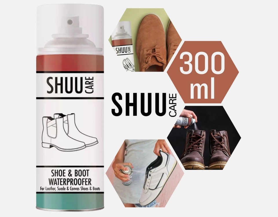 Shoe & Boot Waterproof Spray Can For Leather Suede Canvas Shoes ...