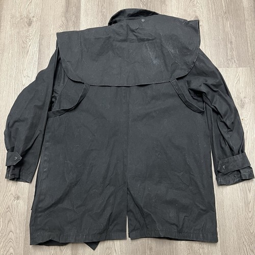 Vintage Australian Outback Collection Waxed Oilskin Duster Parka Jacket ...