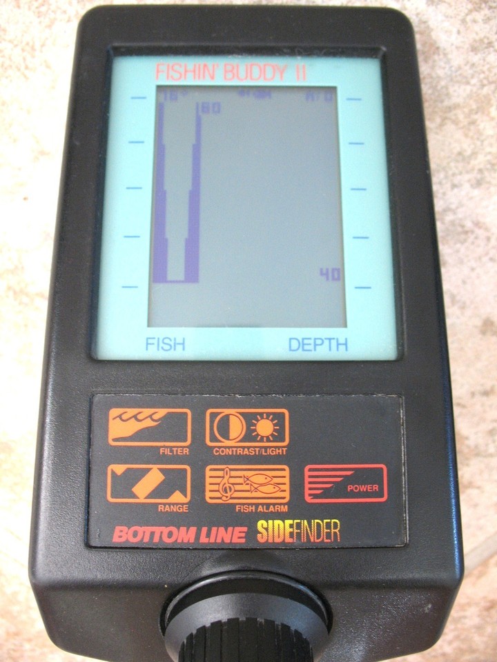 FISHIN’BUDDY II BOTTOM LINE SIDE FINDER WITH CLAMP, FISH FINDER, IT ...
