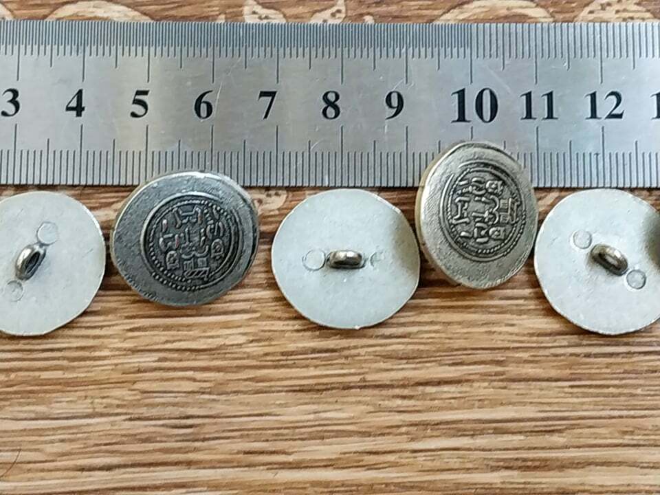 Buttons of old historical images. Made antique. | eBay