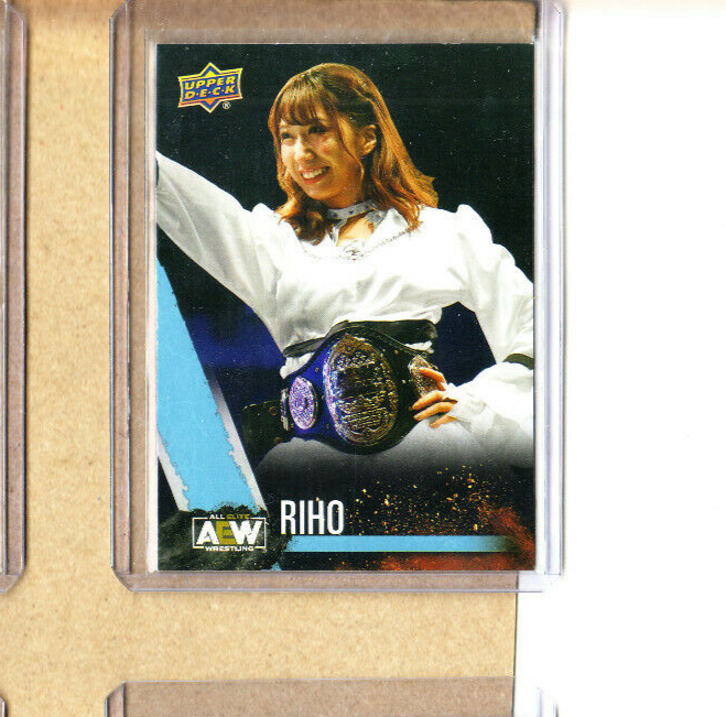 RIHO-AEW-2021 Upper Deck 1st Ed Card-#25-All Elite Wrestling-Near Mint ...