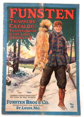 1919 FUNSTEN TRAPPERS CATALOG No. 19 TRAPPERS GUIDE excellent | eBay