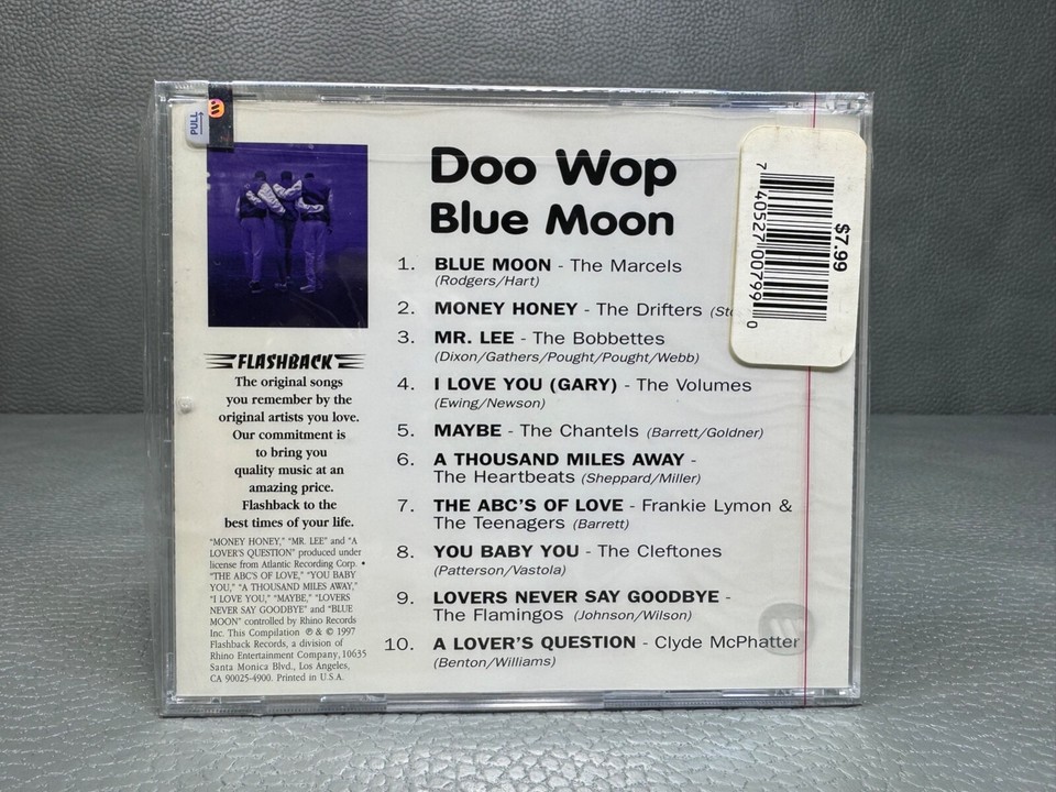 Doo Wop "Blue Moon" CD Various Artists 81227271725| eBay