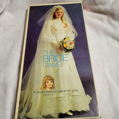Vintage 1971 The Bride Board Game Wedding Theme Selchow Righter Missing ...