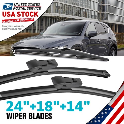 Quality Top-Lock Windshield Wiper Blades Kit Replacement Size of 24" 18 ...