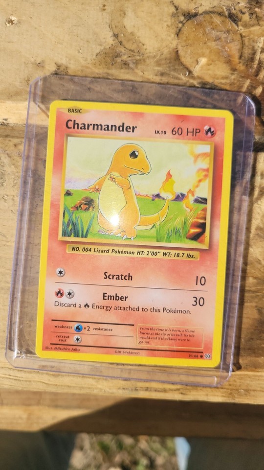 Pokemon Charmander 60HP 2016 9/108 Basic EUC | eBay
