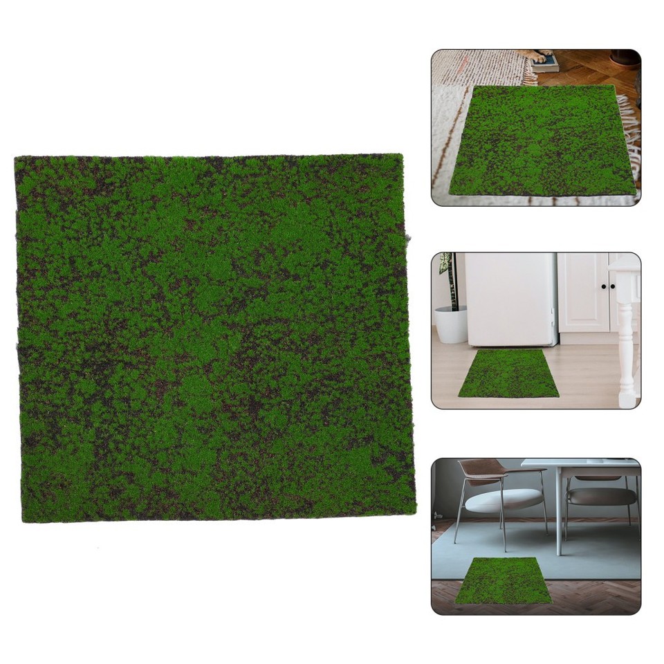 Simulation Moss Lawn Reptile Grass Mat Decorative Fake Turf Artificial ...