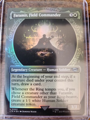 Magic: The Gathering LOTR Faramir Field Commander Showcase Foil #0303 ...