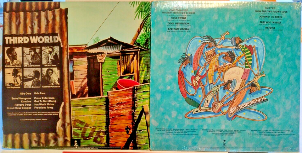 vintage set of THIRD WORLD vinyl LP JOURNEY to ADDIS & Self Titled ...