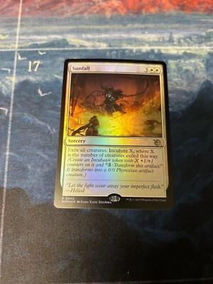 Sunfall March of the Machine Foil NM-M unplayed MTG MOM 0040 | eBay