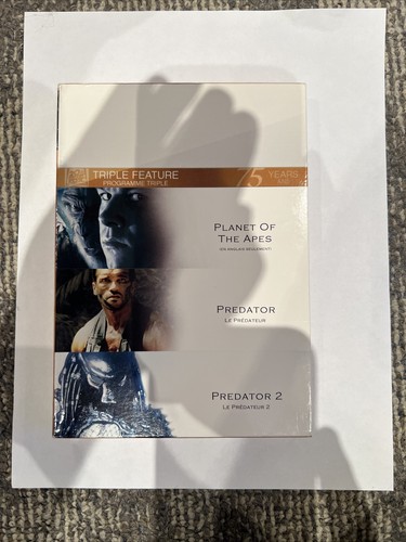 Planet of the Apes/Predator/Predator 2 Triple Feature (DVD, 2010 ...