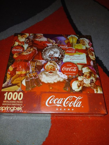 Springbok Coca Cola 1000 Piece Puzzle Santa Tis the Season 75th ...