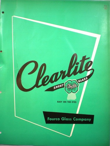 Fourco Glass Company Catalog CLEARITE SHEET 1950's Asbestos Used in ...