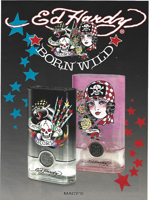 Ed Hardy Born Wild Mens Cologne Print Ad, Ed Hardy Cologne for Men ...