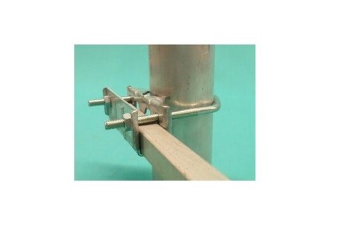 5X Aerial to Mast Clamp 15mm Square 1 inch - 2 inch Mast Light Duty ...