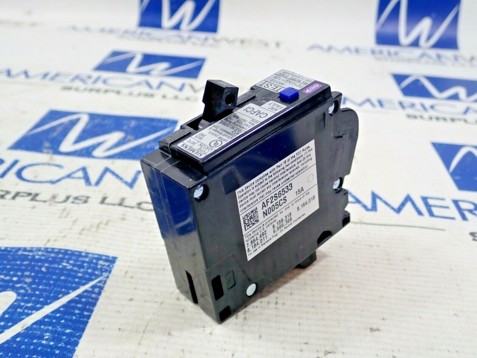 New Siemens QA115AFCN 15 Amp 1 Pole 120V QAF2N CAFCI Arc Fault Circuit ...