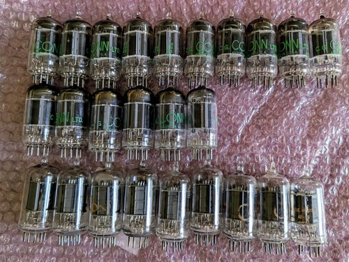 Lot of 25 Conn Branded 12AU7 vacuum tubes All Test Good | eBay