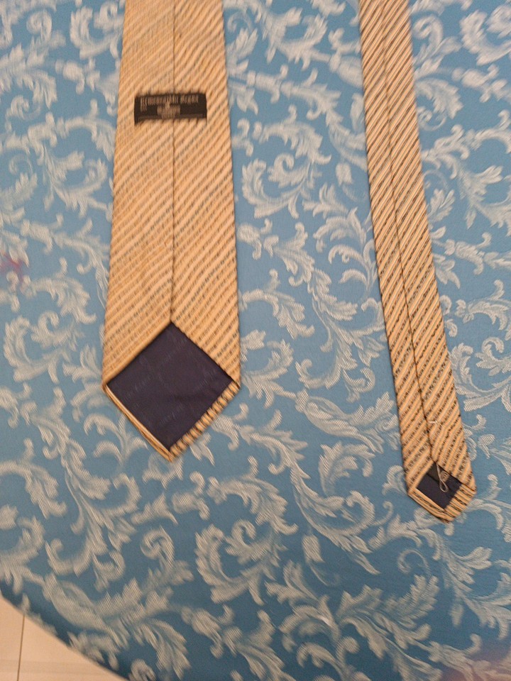 CRAVATTA ERMENEGILDO ZEGNA 100% SETA TIE SILK VINTAGE MADE IN ITALY ...