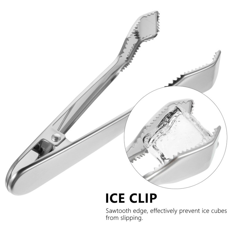 4 Pcs Spring Ice Tongs Clip Grabber Cube Utensil Stainless Steel | eBay UK