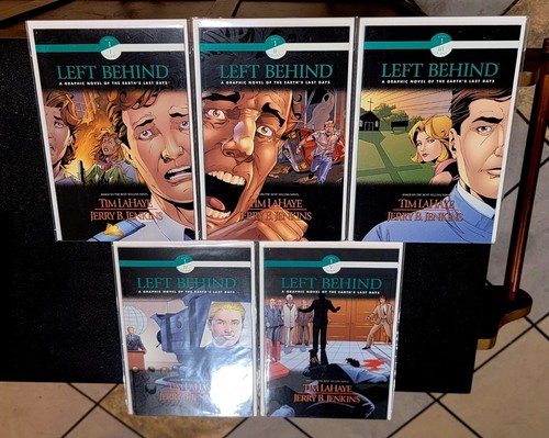 Left Behind Book 1 #s1 2 3 4 5 Comic Book Graphic Novels- Earth's Last ...