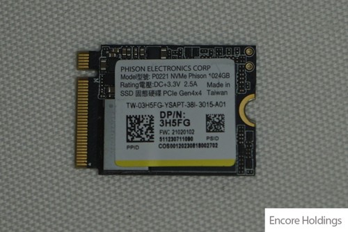 Dell 1 TB Solid State Drive - M.2 2280 - NVMe - PCI Express 4.0 x4 - P0221 3H5FG | eBay