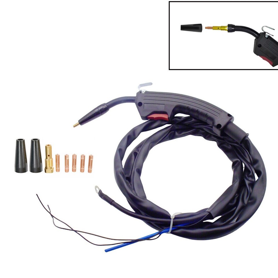 Mig Gun Parts Fits Lincoln Welder PRO-MIG 140 PRO-MIG 180 10ft K2480-1 ...