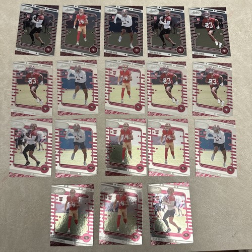 2024-25 San Francisco 49ers NFL 108 Card Lot Rookies, Stars, Inserts ...