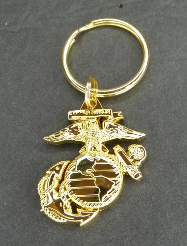 EGA Semper Fi Marine Corps Marines Keychain Keyring Key Ring Chain 1.75 ...