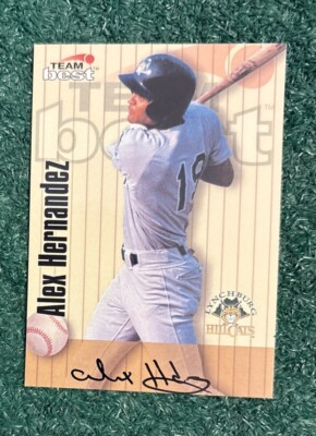 ALEX HERNANDEZ PIRATES 1998 TEAM BEST AUTHENTIC “ON CARD” AUTOGRAPH ...