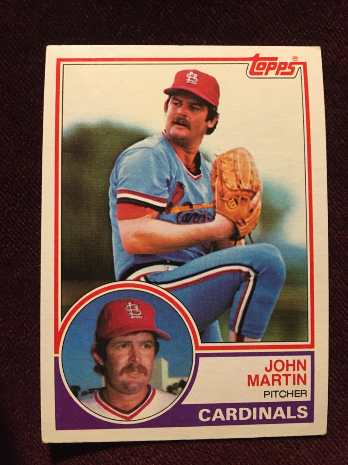 1983 Topps #721 Cardinals John Martin Baseball Card | eBay
