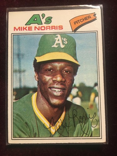 1977 Topps #284 A’s Mike Norris Baseball Card | eBay