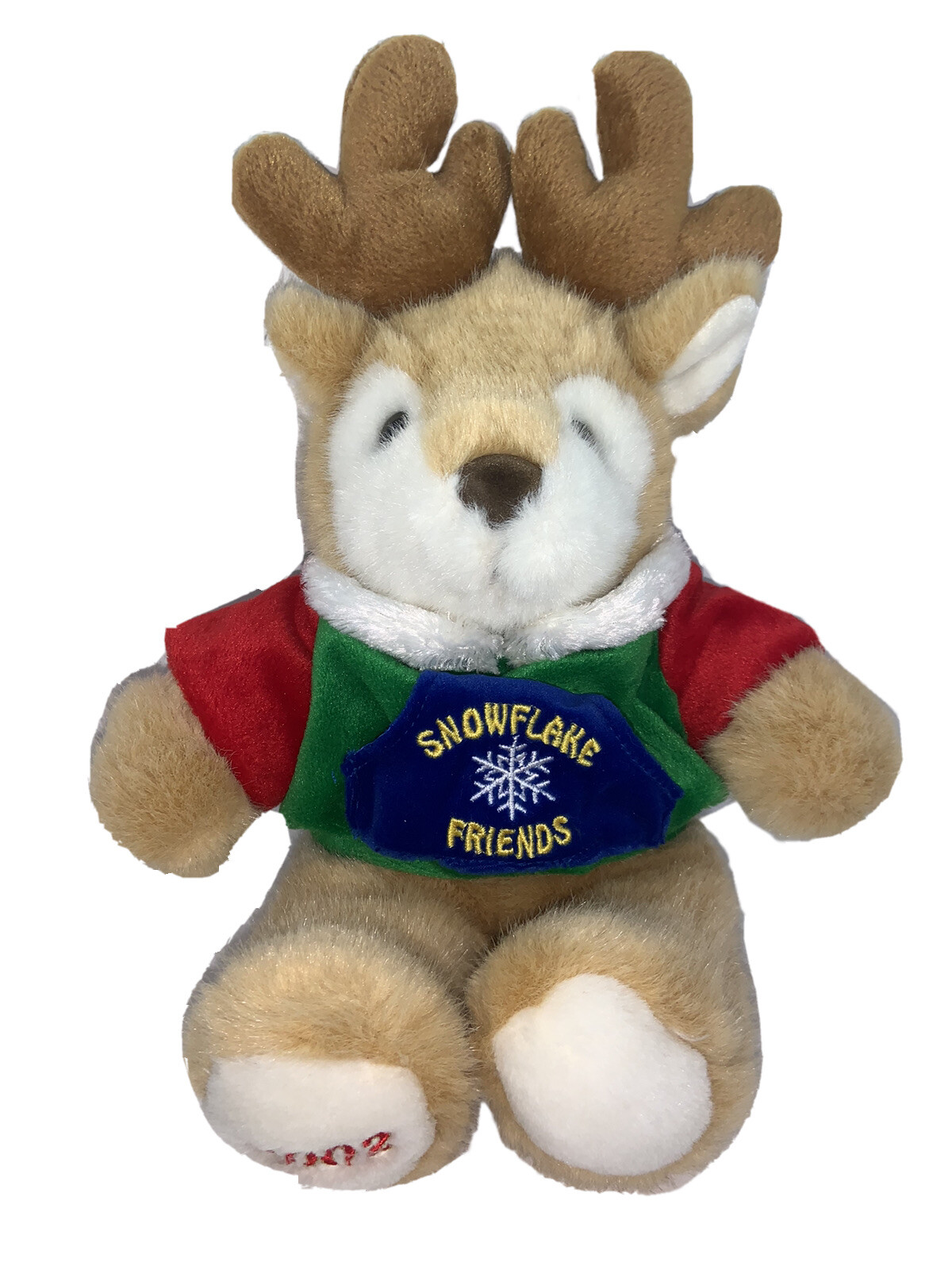 Vtg Dan Dee Christmas Reindeer Plush Snowflake Friends 12 In Adorable ...