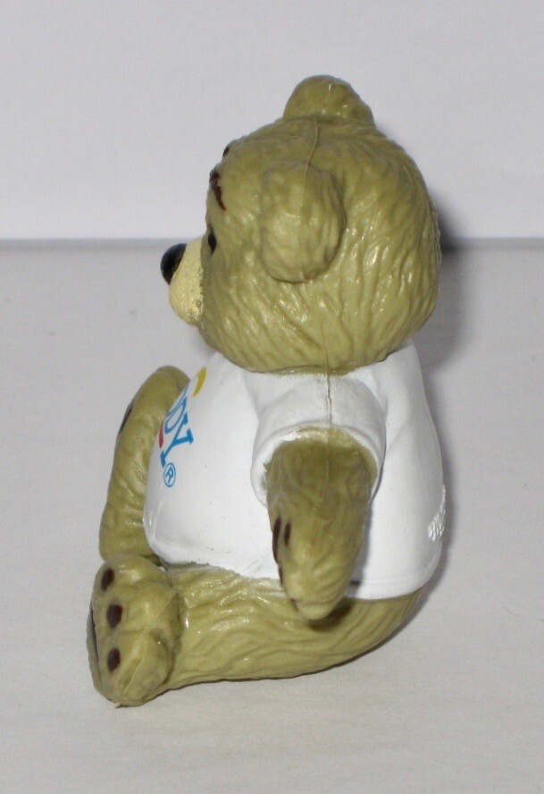 VINTAGE 80s ZELLERS Canada ZEDDY TEDDY BEAR Advertising Mascot PVC ...