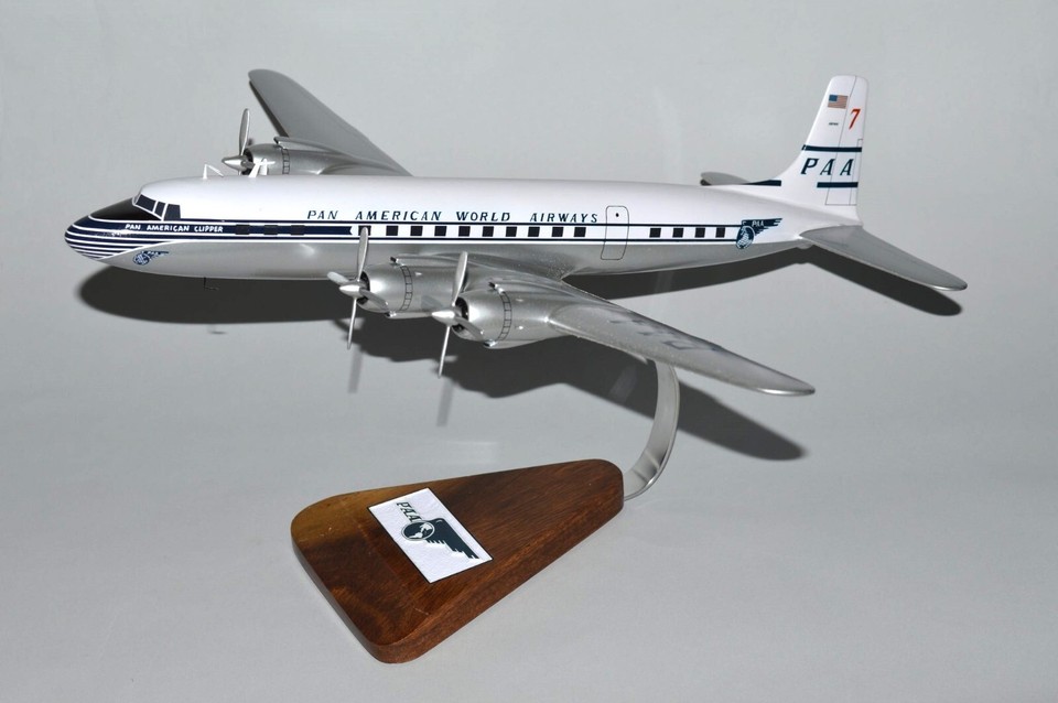 Pan Am American World Airways Douglas DC-7 Desk Display Model 1/72 SC ...