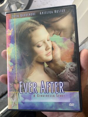 EVER AFTER DVD CINDERELLA STORY MOVIE Drew Barrymore Angelica Houston ...