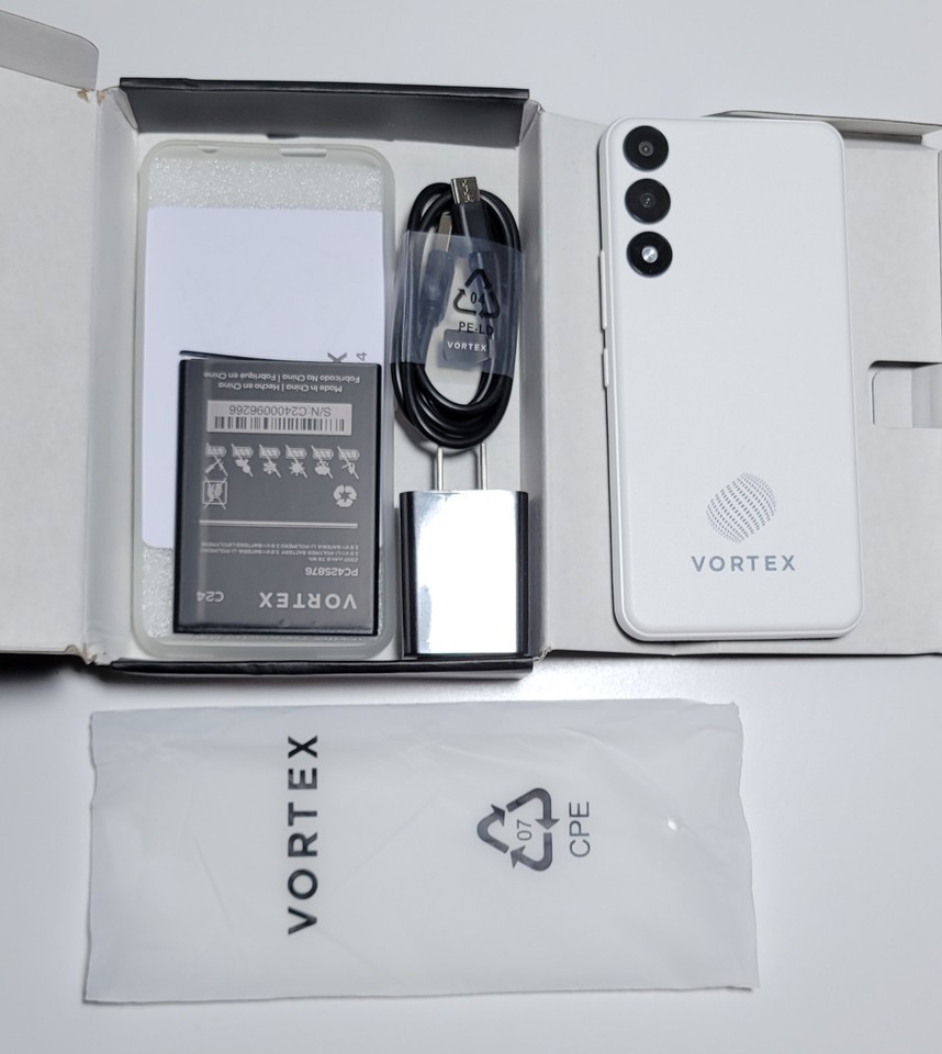 Vortex Cellular C24 - 16GB - White Android Go 4G Phone | eBay