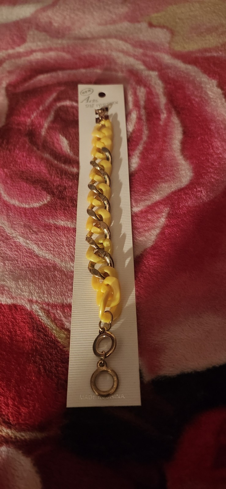 Art Jewelry Yellow Gold Curb Link Chain Fashion Bracelet | eBay