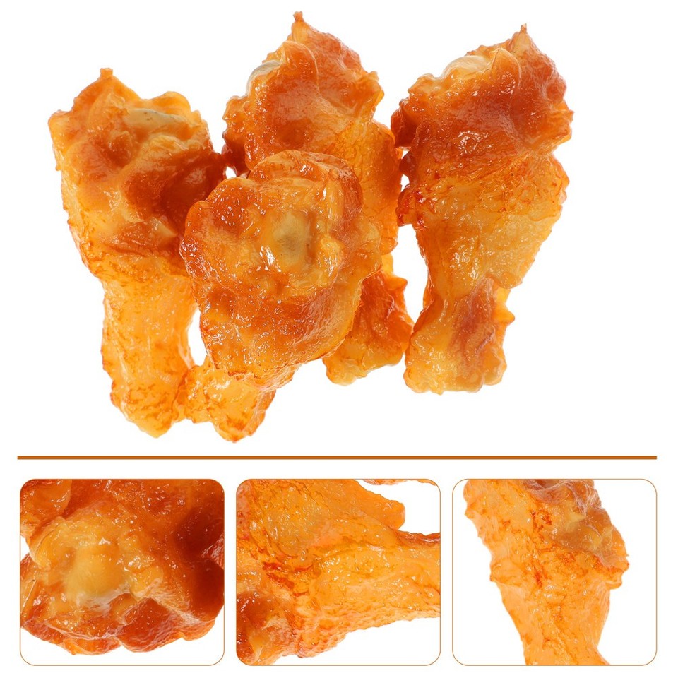 4pcs Fake Chicken Leg Artificial Chicken Simulation Fake Chicken Legs ...
