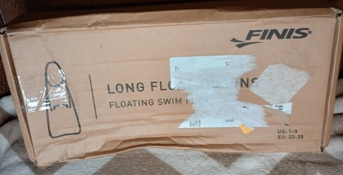 FINIS Long Floating Fins for Swimming and Snorkeling Blue Yellow Size ...