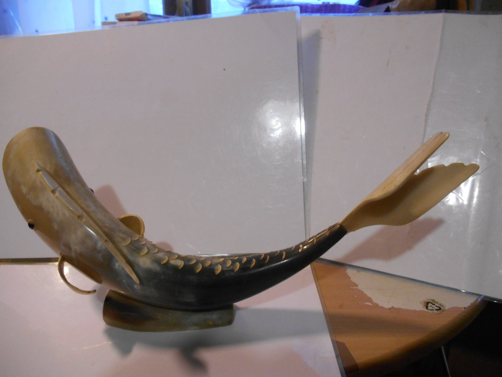 poisson en corne de boeuf - vache - 1950 / 60 beef horn fish - cow | eBay