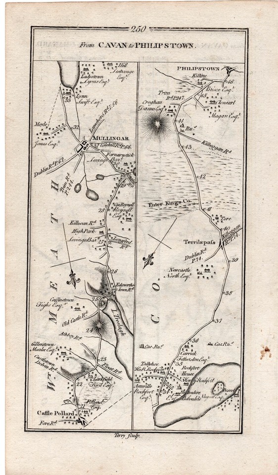 Taylor Skinner Ireland Map Cavan Ballinagh Granard Finnea Mullingar ...